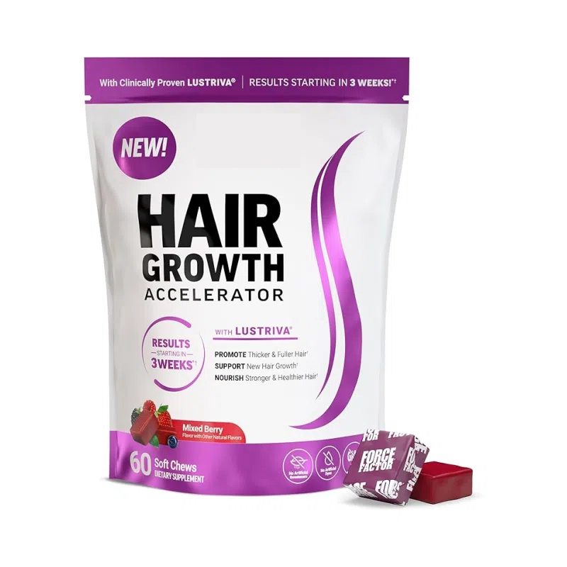 FORCE FACTOR Hair Growth Accelerator Soft Chews – Lazzda